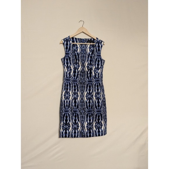 Anne Klein | Dresses | Anne Klein Business Casual Cocktail Stretch Blue ...